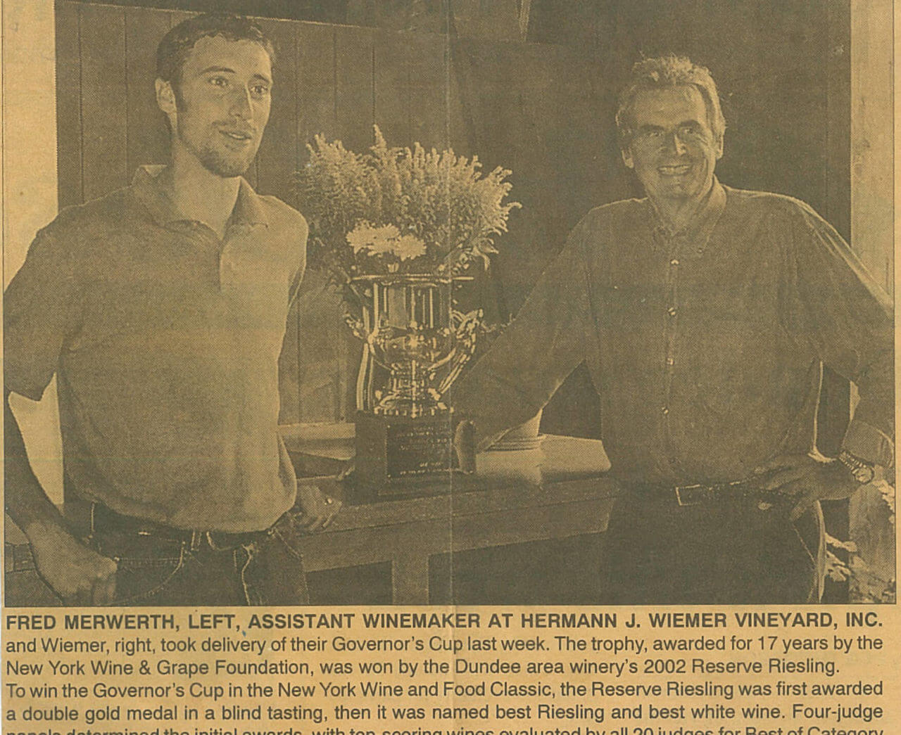 Estate Overview - Hermann J. Wiemer Vineyard