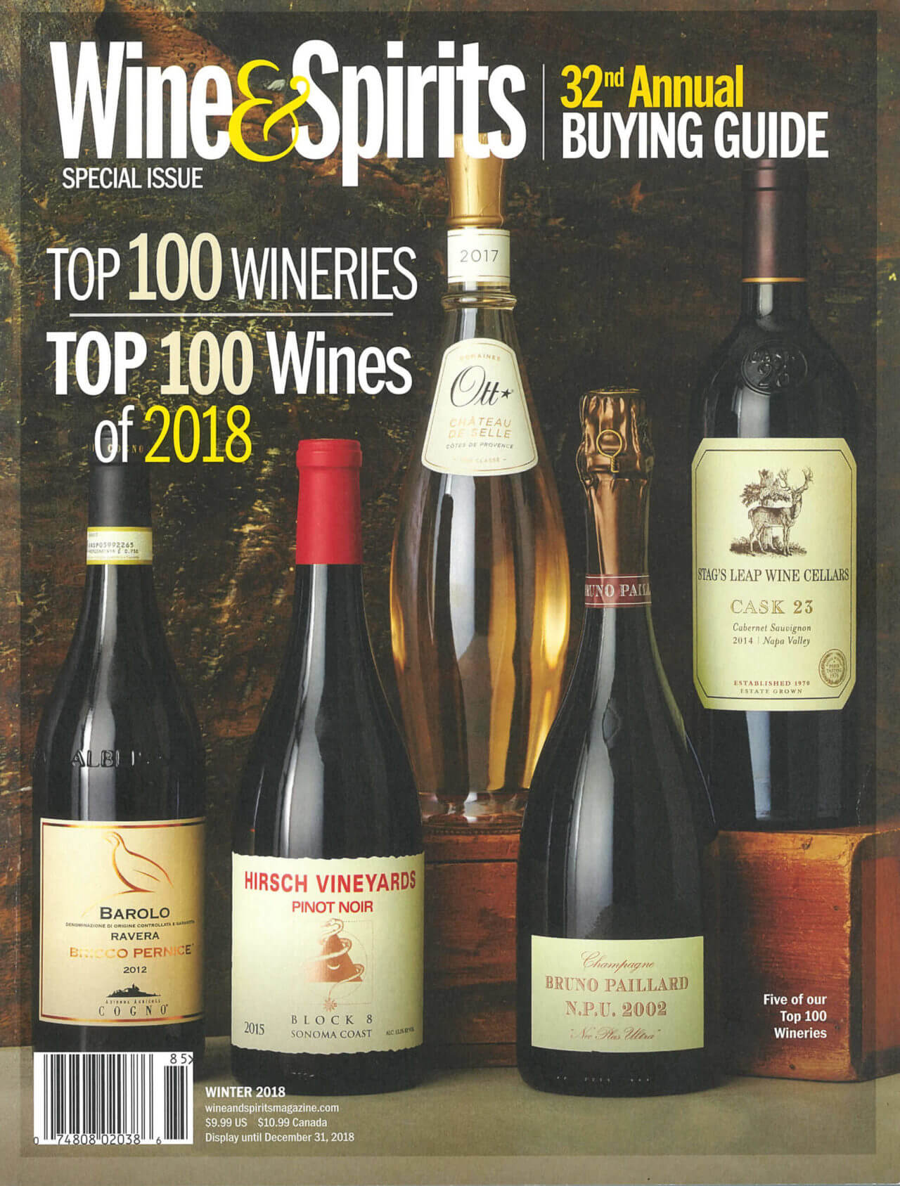 Hermann J. Wiemer Vineyard named Wine & Spirits Top 100 Winery of 2018 - Hermann J. Wiemer Vineyard